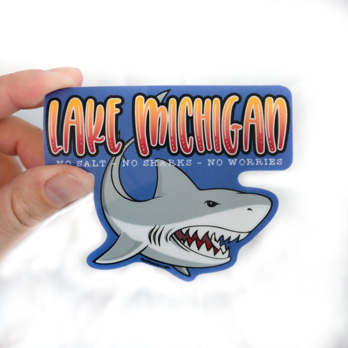 Lake Michigan Shark Sticker | The place to get your SHEBOYGAN gear