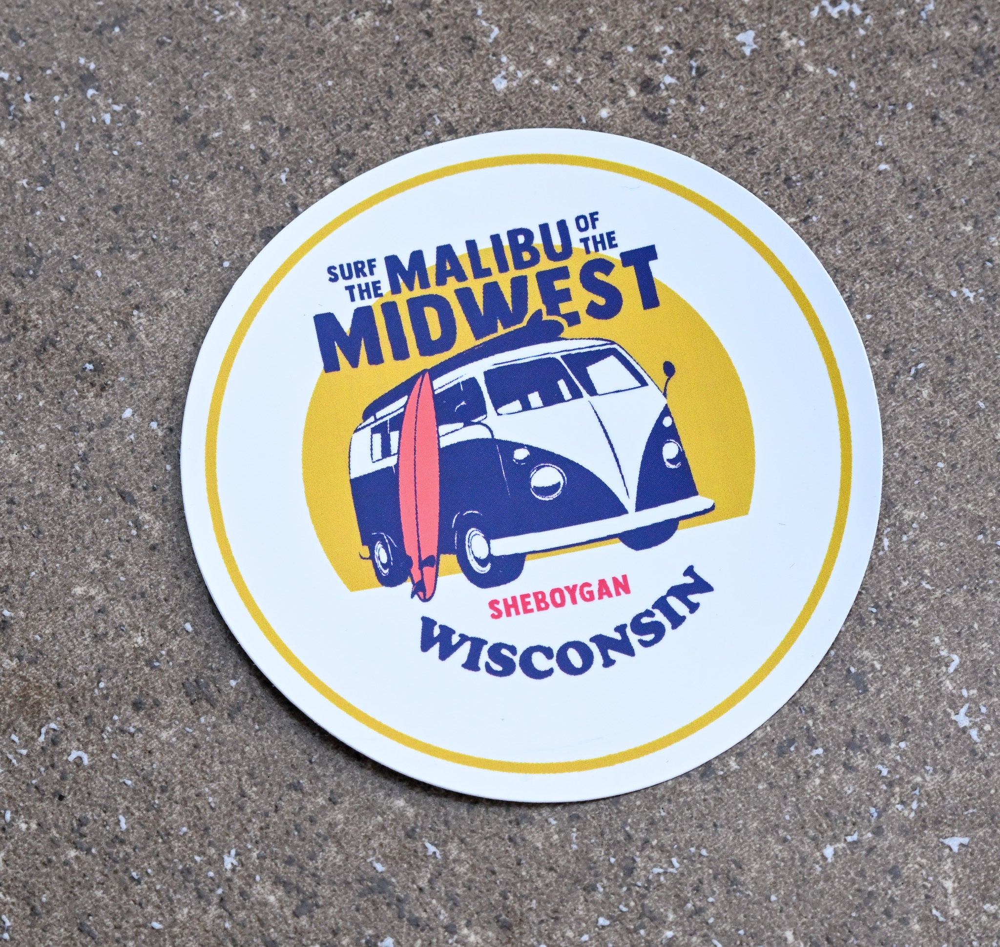 Circular Malibu of the Midwest Van Sticker | The place to get your ...
