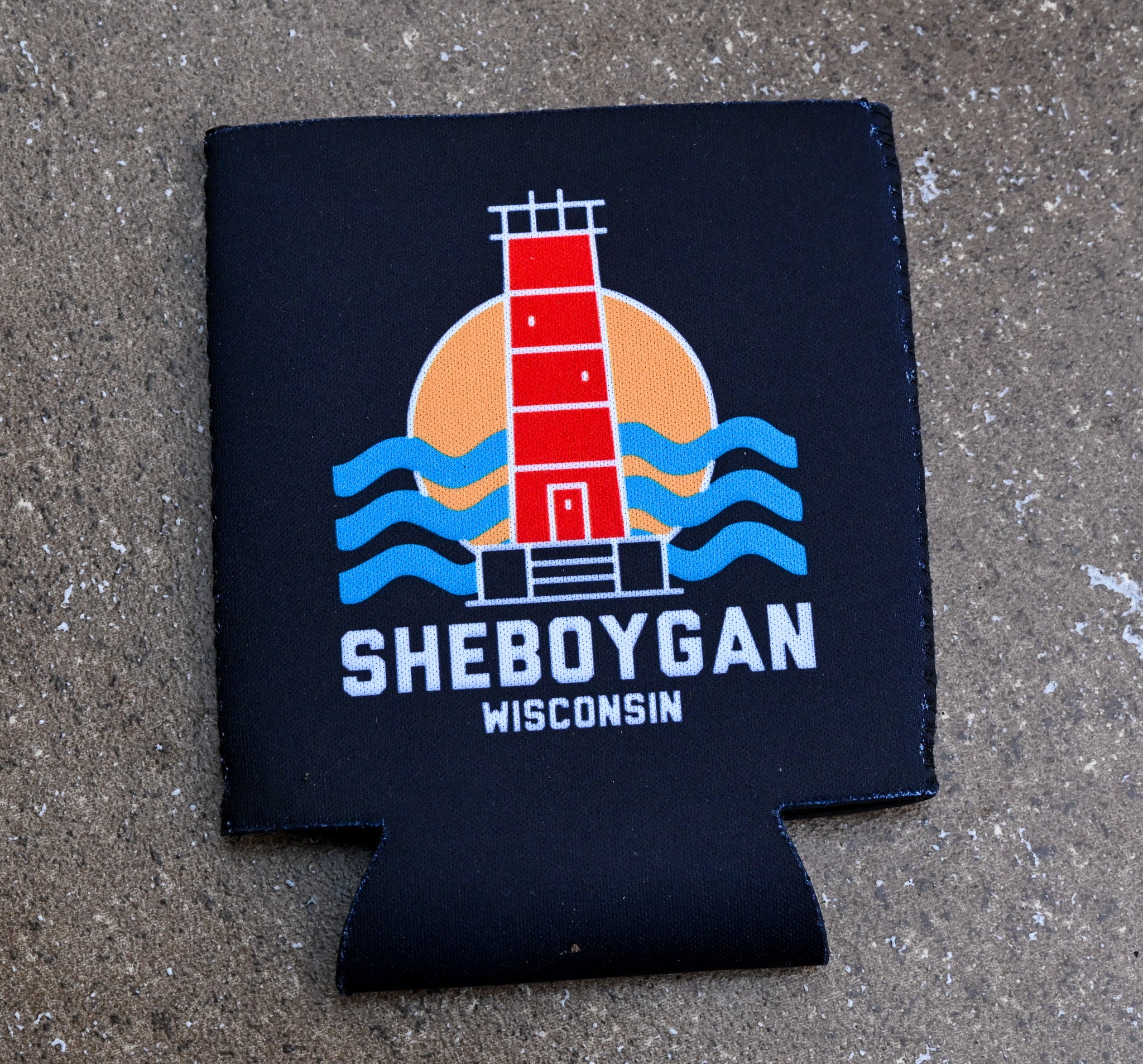 Lighthouse Can Koozie | The place to get your SHEBOYGAN gear