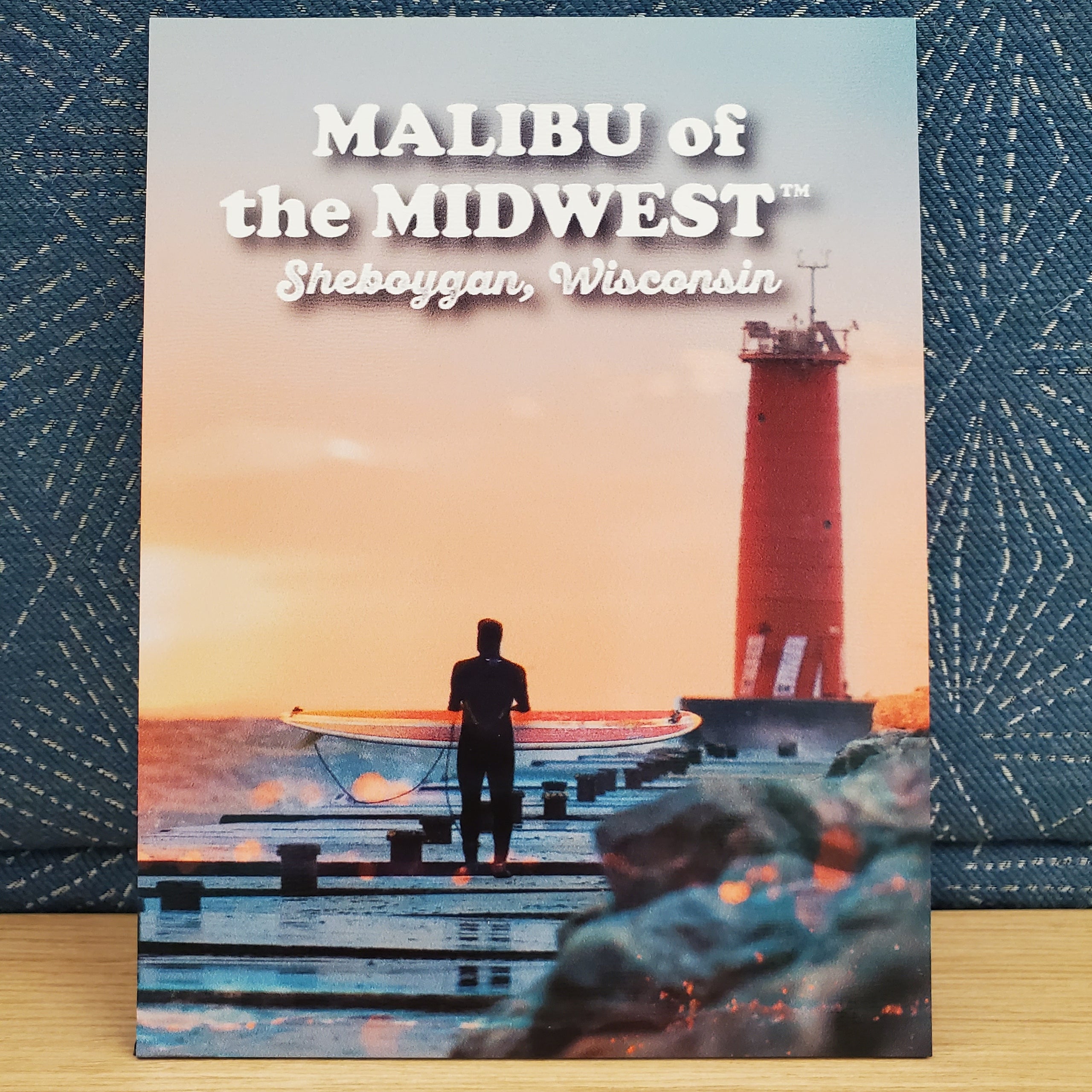 Malibu of the Midwest Surfer on Pier Sign | The place to get your ...
